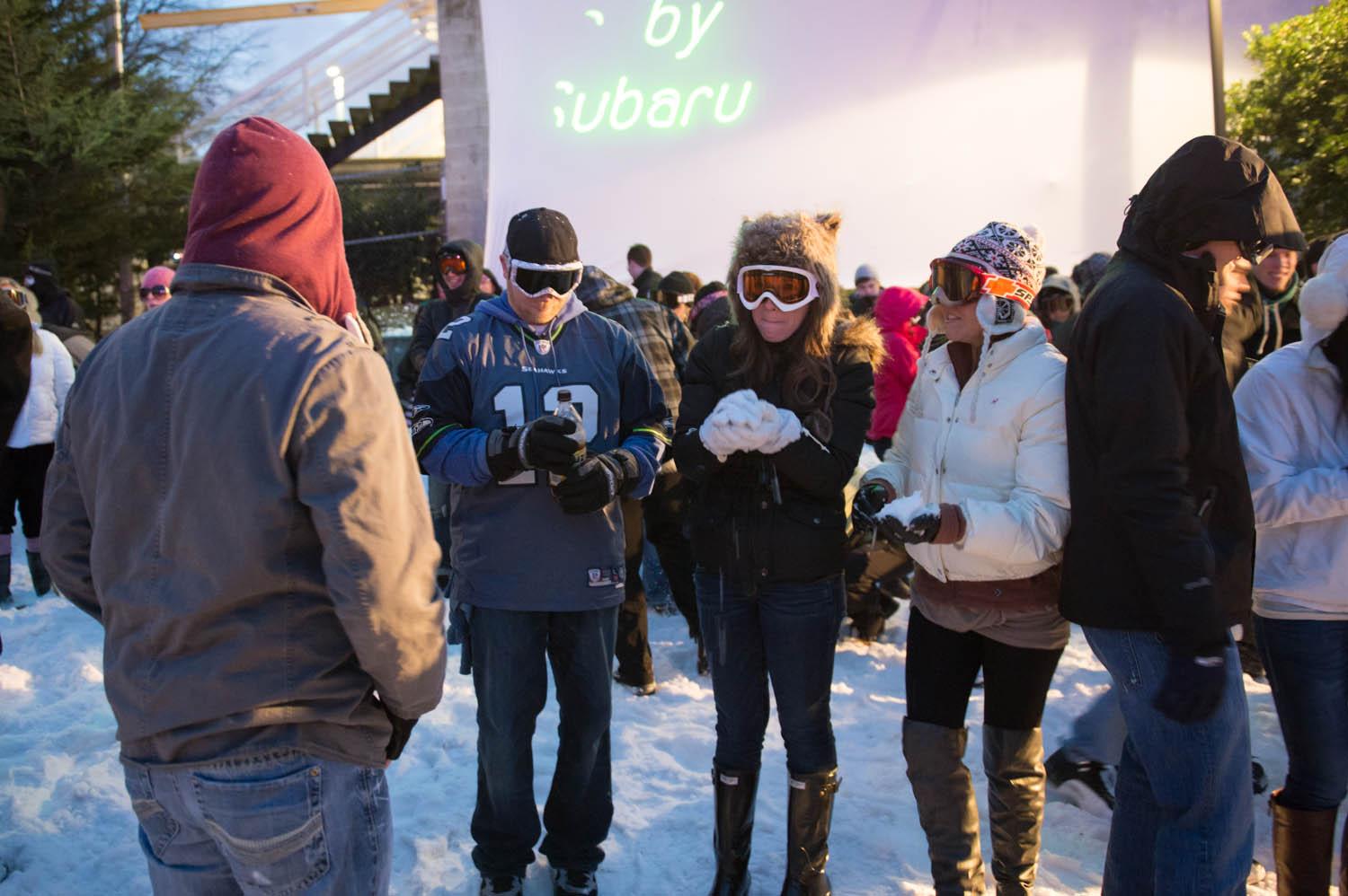 World Record Snowball Fight Seattle