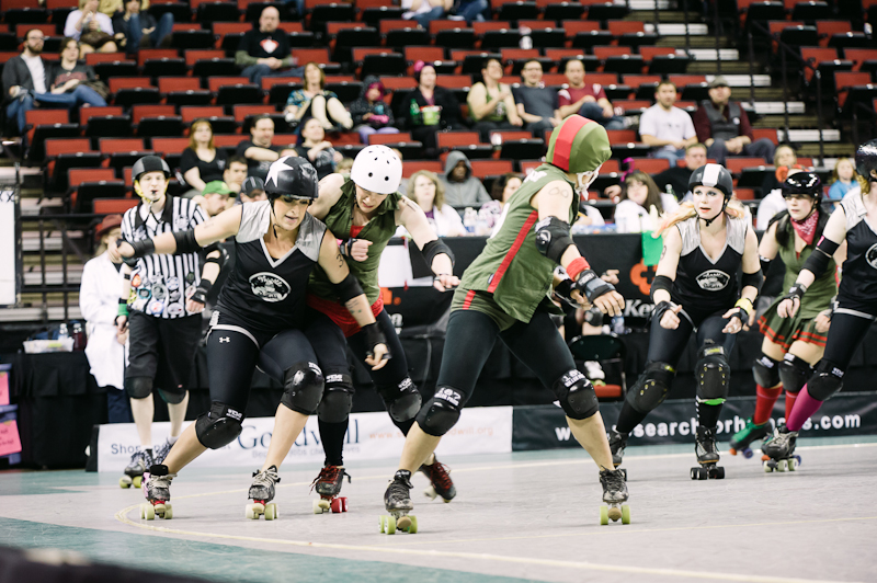 Seattle's all-female roller derby league held its Season 8 Playoffs at ...