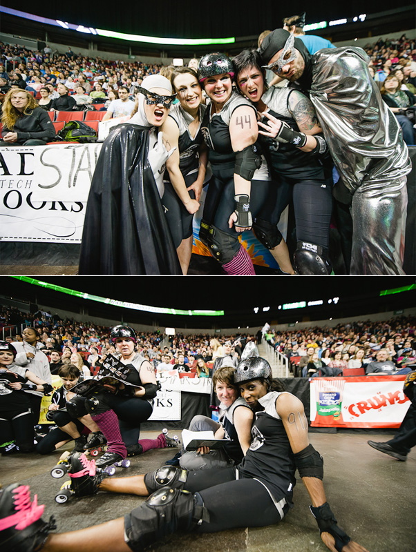 Seattle's all-female roller derby league held its third bout at ...