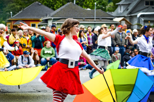 Rain can't stop the body paint! The 22nd annual Fremont Solstice Parade ...