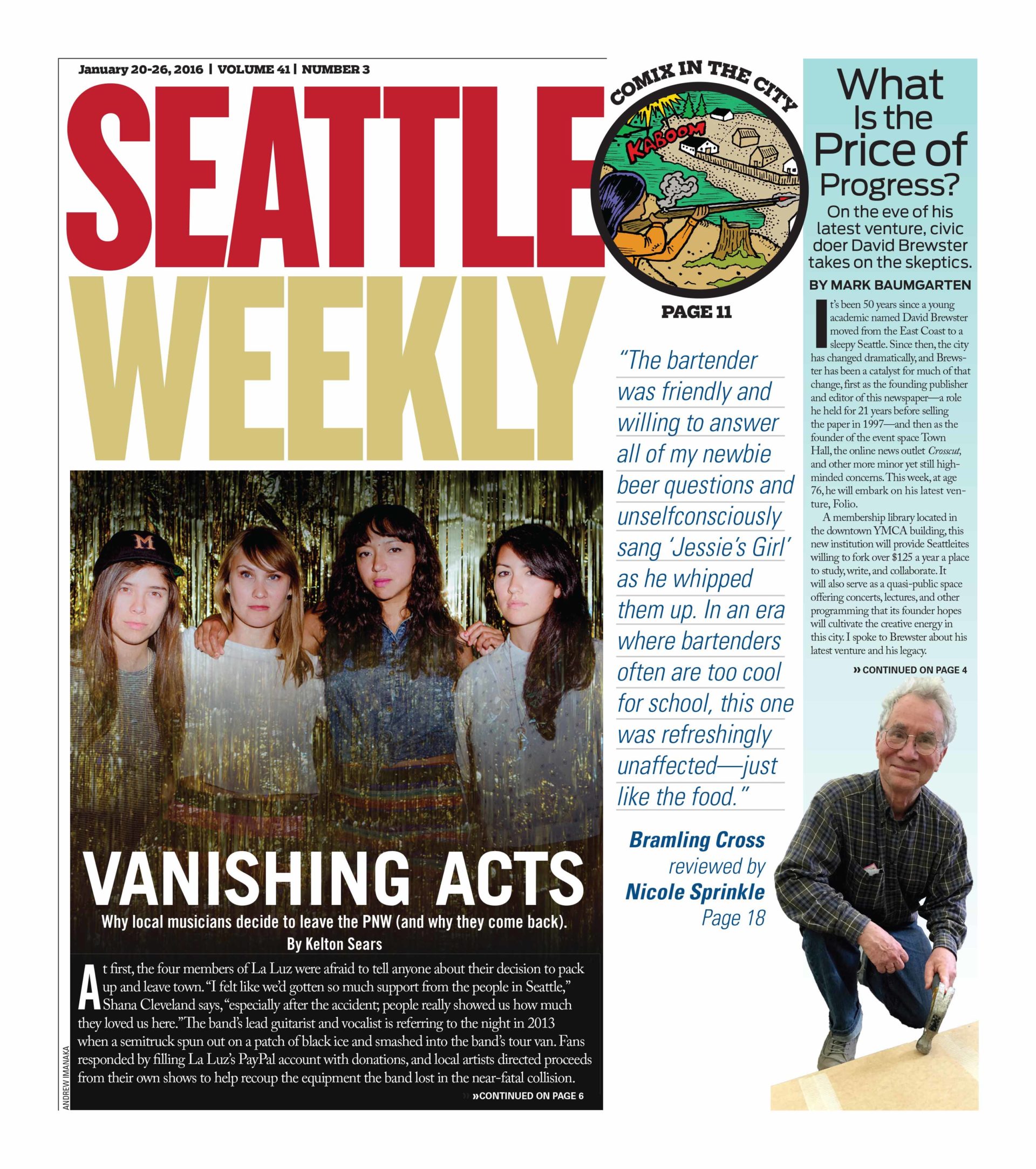 The print edition of Seattle Weekly is distributed to hundreds of ...