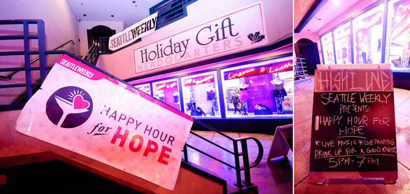 Last night's Happy Hour for Hope at Highline Bar was a huge | Seattle ...