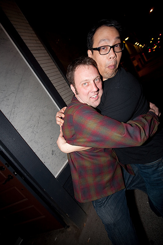 Birthday girl Kim Warnick joined Kurt Bloch and Lulu Gargiulo for a ...