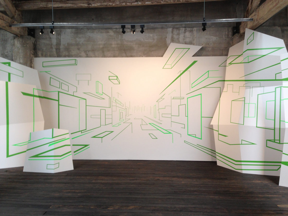 The last show at Suyama Space was made of corrugated plastic, the ...