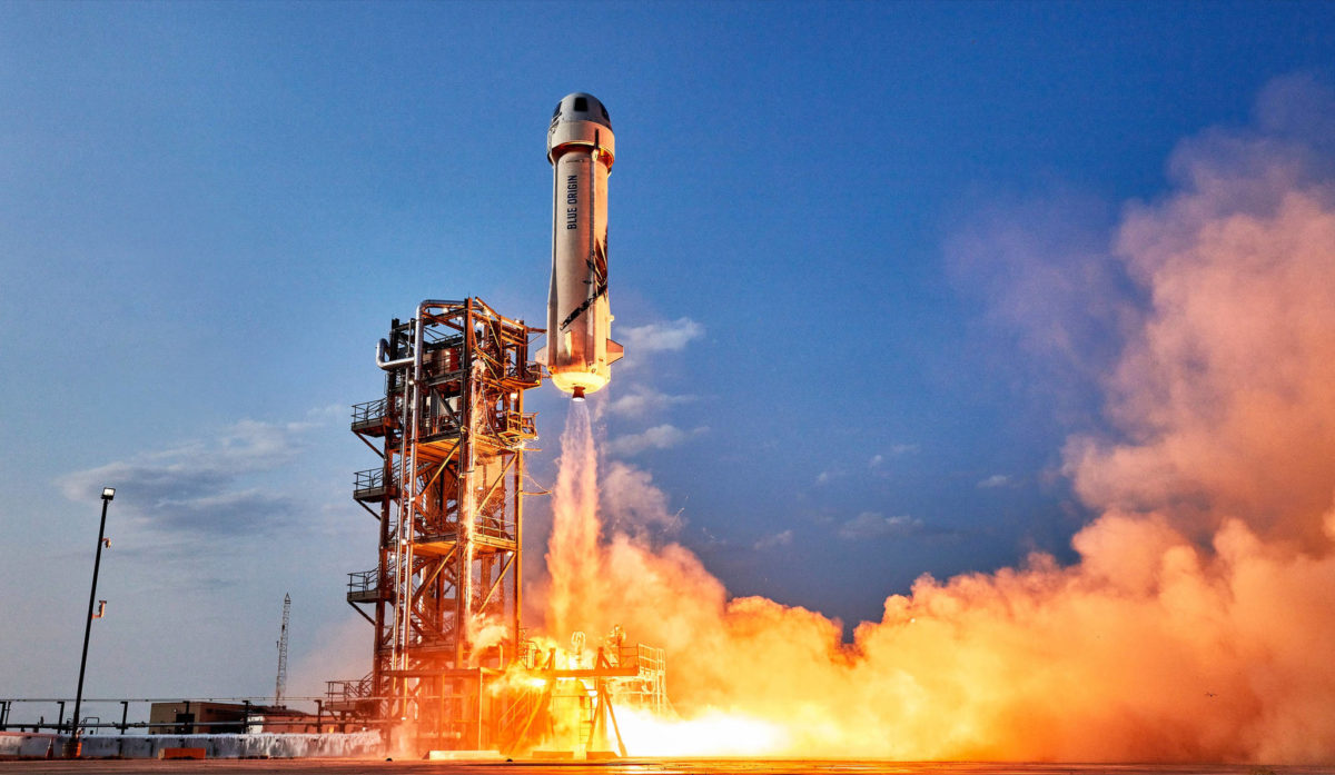 Kent-based Blue Origin completes its first human flight into space ...