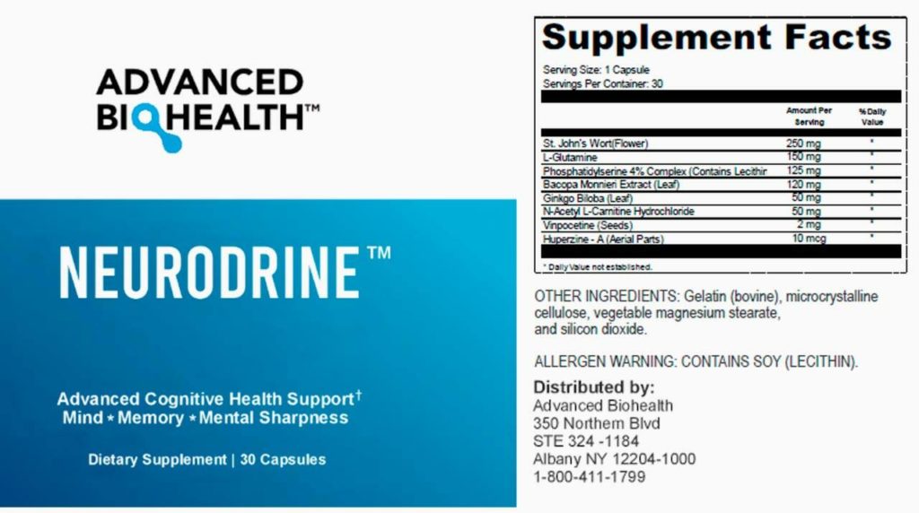 Neurodrine Reviews (Advanced BioHealth) | Seattle Weekly