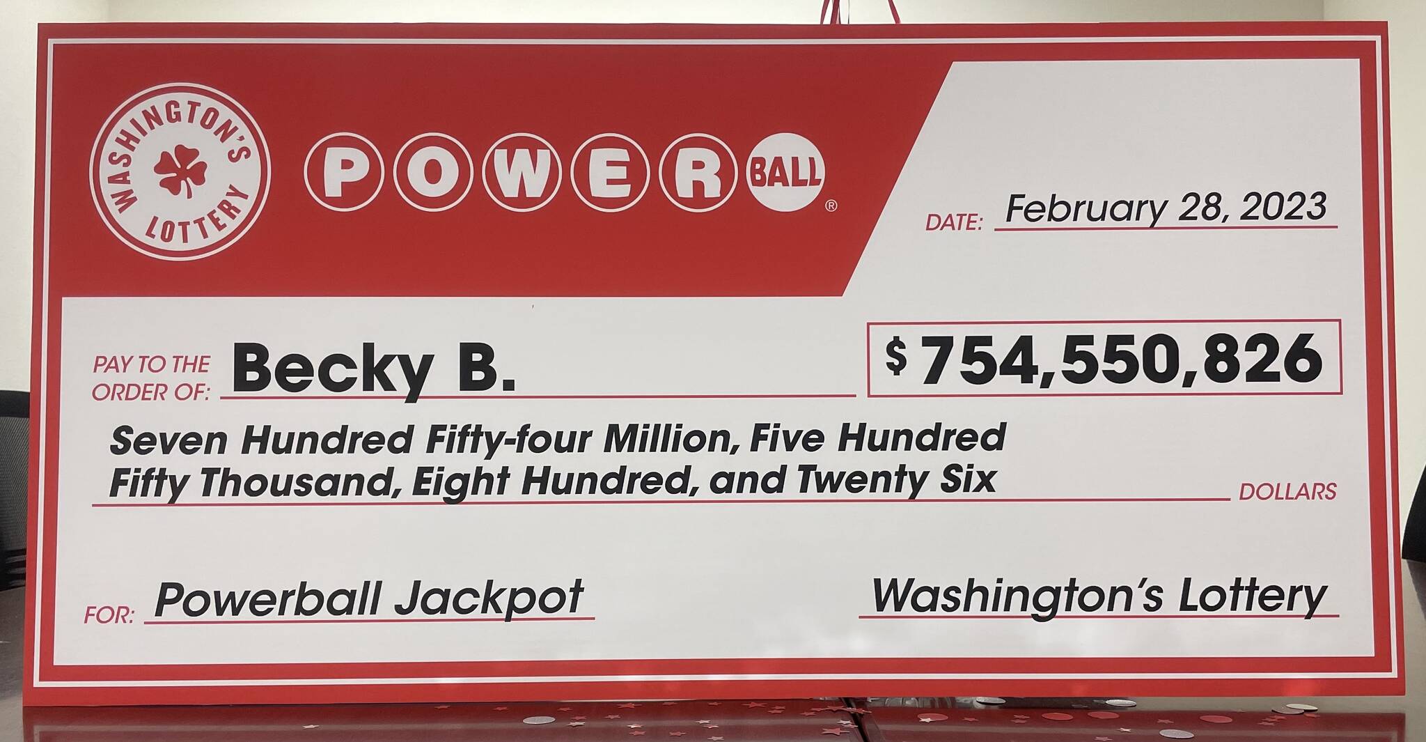 WA Lottery reveals Auburn woman as winner of $754.6 million Powerball ...